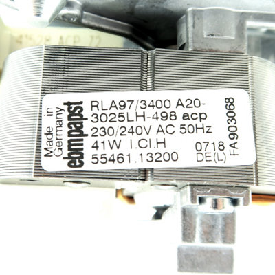 Boiler Fan Assembly (Vokera) Excell 80E/Mynute 16E/20E - 6491 5910
