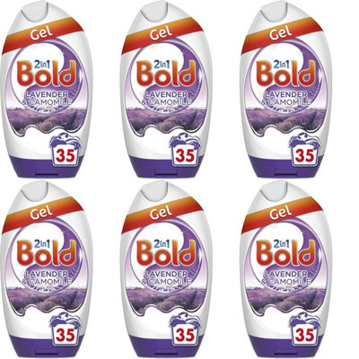 Bold 2 In 1 Laundry Detergent Gel Lavender & Camomile, 35 Washes (Pack ...