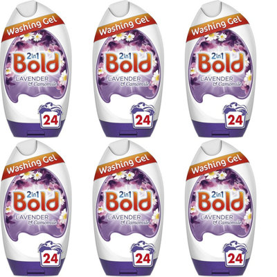 Bold 2in1 Washing Liquid Gel Lavender & Camomile, 24 Washes, 888ml ...