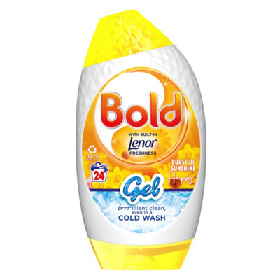 Bold Washing Liquid Gel Cold Wash Burst Of Sunshine Happy 24 W 840ML