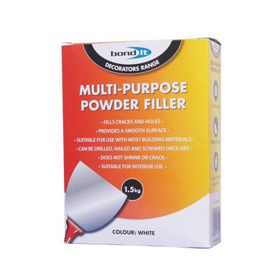 Bond It 1.5kg Multi Purpose Powder Filler Repair Holes Ceilings Decorating