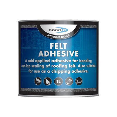 Bond It 1L Heavy Duty Felt Adhesive Cold Applied Grid Roof Felt ...