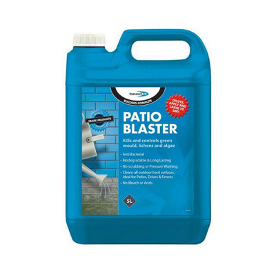 Bond-it 5 Litre PATIO BLASTER Garden Cleaner Drive Path Concrete Stone ...