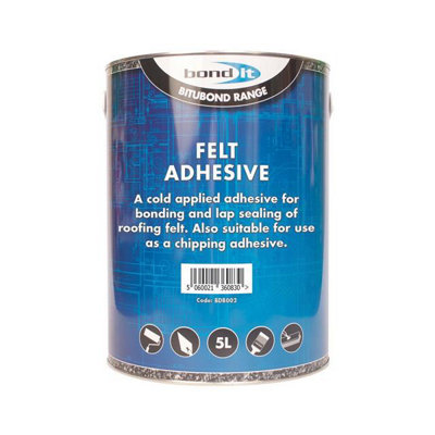 Bond It 5L Heavy Duty Felt Adhesive Cold Applied Grid Roof Felt ...