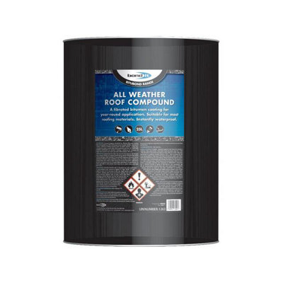 Bond-It All Weather ROOFING Compound Bitumen Coating Waterproof Sealer ...