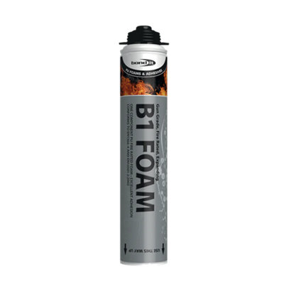 Bond It B1 Fire Resistant PU Foam Gun Grade - B1 Rated Expanding Polyurethane Foam Gap Filler ...
