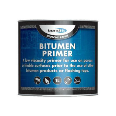 Bond It Bitubond Range Bitumen Roofing & Flashing Primer Solution Black ...