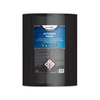 Bond It Black Bitumen Paint Weatherproof Roof Protection Sealant Metal ...