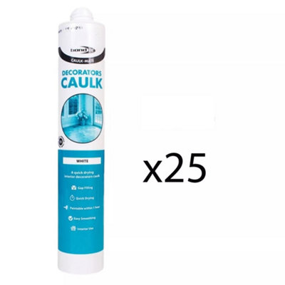 Bond It Decorators Caulk 60 Minute EU3 White 310ml Pack of 25
