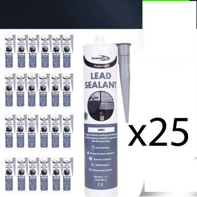 Bond It Flash Mate Lead Sealant Roofing Grey 310ml Pack of 25