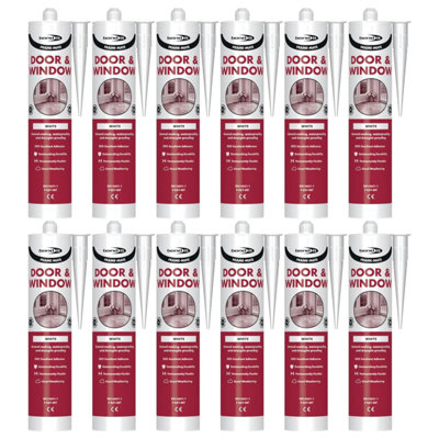 Bond It FRAME-MATE Acrylic Door & Window Sealant - 12x White 285ml EU3 ...