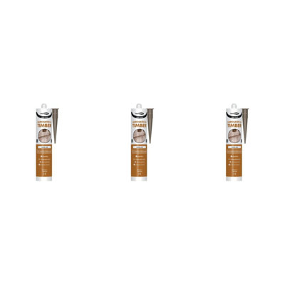 Bond IT LAMI MATE Flexible SEALANT Gap Filler Dark Oak (Pack of 3 ...
