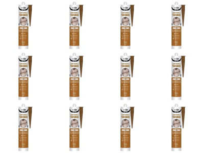 Bond It Lami Mate Flexible Sealant Gap Filler - Teak (Pack of 12) | DIY ...