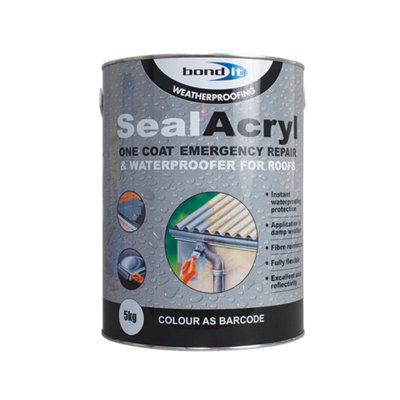 Bond It One Coat Acrylic Waterproofing Roof Coating - Seal Acryl Roof ...