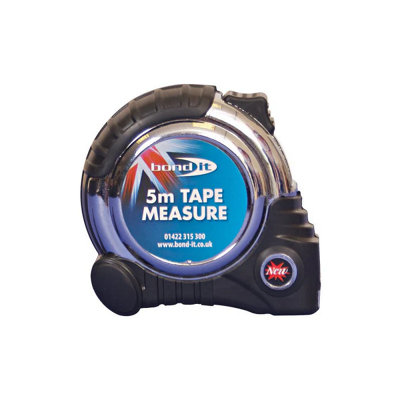 Bond It Pocket Tape Measure Metal Retractable Measurement Lock Metric ...