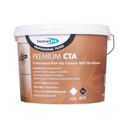 Bond It Premium CTA Wall Tile Adhesive Ready Mixed Trade Home DIY ...