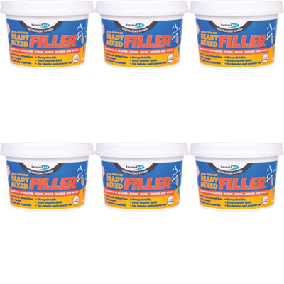 Bond It Ready Mixed Multi Purpose Filler White - 750g (Pack of 6)