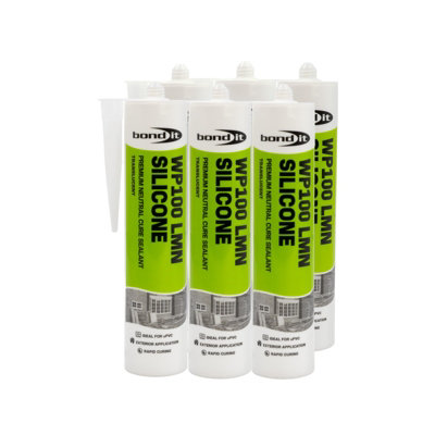 Bond-It WP100 Neutral Silicone Sealant (6 Pack) - Translucent