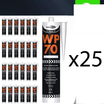 Bond It WP70 Oxime Silicone Low Modulus Translucent 310ml Pack of 25