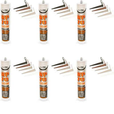 Bond It WP70 Silicone Sealant Low Modulus Neutral Cure Black WP70BL ...