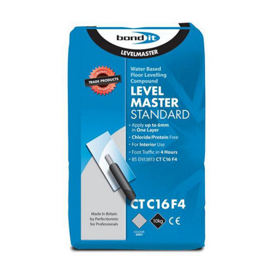 BondIt 10kg Self Levelling Compound Levelmaster Floor Cement Screed ...