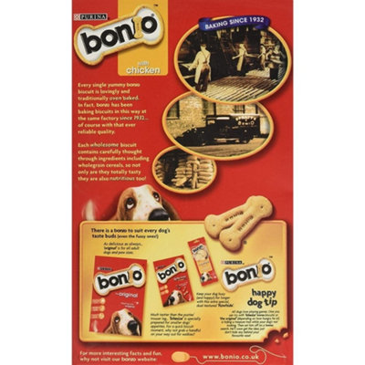 Bonio Chicken Flavoured Adult Cereals Dog Treats Biscuits Supplies Food