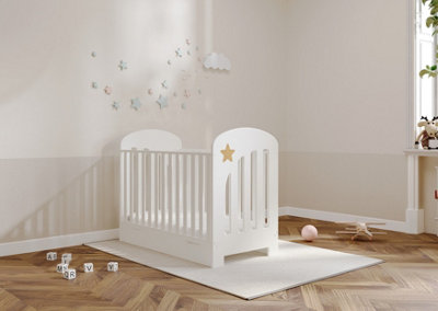 Bonnie Baby Cot White with Drawer