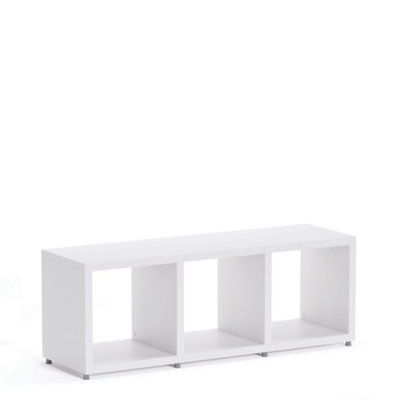 Boon 3 Cube Shelving Unit Eco-Friendly Bookcase Freestanding Heavy Duty ...