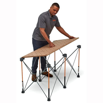 BORA BOR-CK22TM Centipede 2x4ft Table Top Workbench Top 20mm Dog Holes ...
