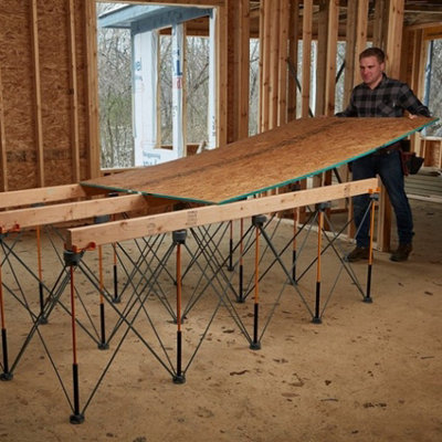BORA Centipede 4x8 15-Strut Work Stand Table, XL Sawhorse Support with ...