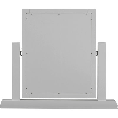 Bordeaux Dressing Table Mirror Pebble Grey (Fully Assembled )