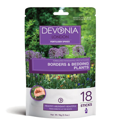Borders & Bedding Plants Plant Fertiliser / Fertilizer 18x Sticks Slow ...