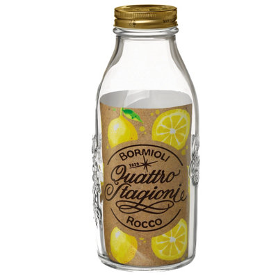 Bormioli Rocco 12 cm Height Screw Cap Preserve Jars Glass Airtight ...