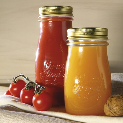 Bormioli Rocco 23 cm Height Screw Cap Preserve Jars Glass Airtight ...