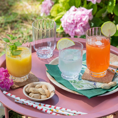 Bormioli Rocco Florian Double Whisky Glasses - 375ml - Clear - Pack of 6