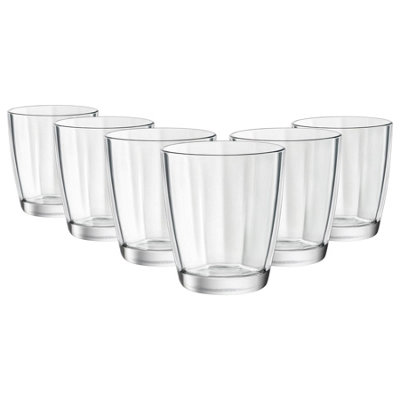 Bormioli Rocco Pulsar Double Old Fashioned Glasses - 390ml - Clear - Pack of 6