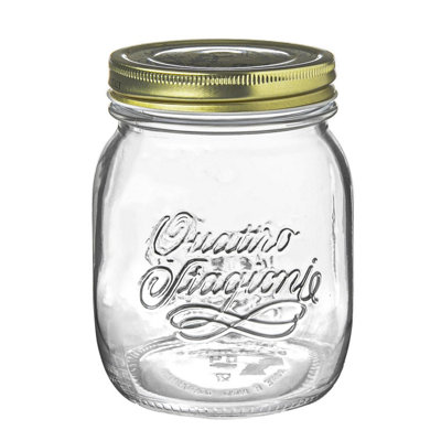 Bormioli Rocco Quattro Stagioni Glass Storage Jars - 700ml - Pack of 3