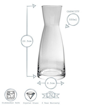 Bormioli Rocco Ypsilon Glass Carafe - 550ml
