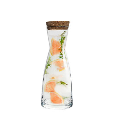 Bormioli Rocco - Ypsilon Glass Carafe with Cork Lid - 285ml at B&Q