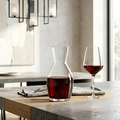 Bormioli Rocco Ypsilon Glass Wine Carafes - 500ml - Pack of 6
