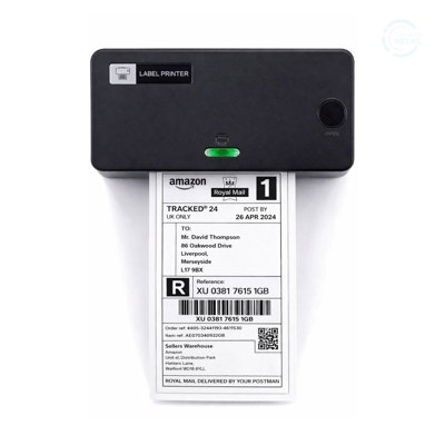 Bortaberg Direct Thermal Labels 101x152mm 4"x6" White Permanent ...