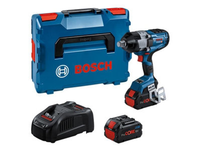 Bosch 06019M1070 GDS 18V-1600 HC BITURBO Impact Wrench 18V 2 x 8.0Ah ...