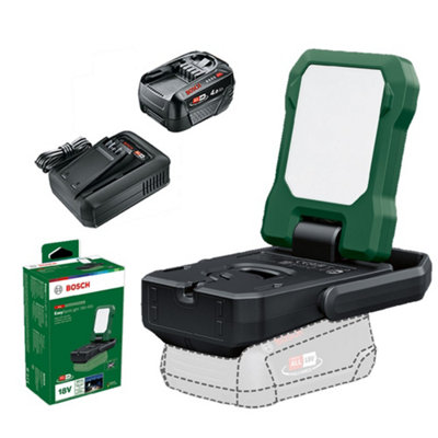 Bosch 06039A1200 Cordless 18v LED Light EasySpotLight 18V-400 + 4AH ...