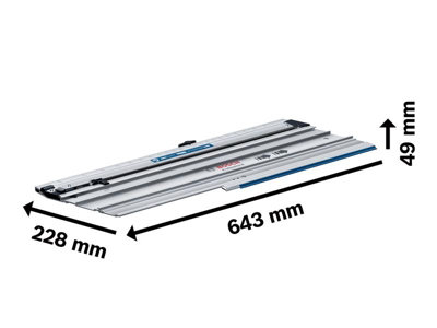 Bosch 1600A02V35 FSN 300 X Professional Cross-Cut Guide Rail BSH600A02V35