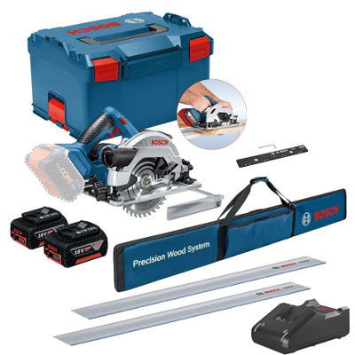 Bosch 18v GKS 18V-57 G 165mm Cordless Circular Saw 2x4ah - 2x1400mm ...
