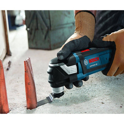 Bosch 18v GOP18V-28N Starlock Multi Tool Cutter 2x2ah Batt +16 ...