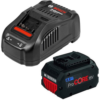 Bosch 18v ProCore Power Starter Set 1x 8.0ah Lithium Battery + GAL1880 ...