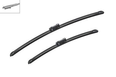 BOSCH A852S Flat Wiper Blade Front Set 600/450mm Length Fits BMW 4 Series