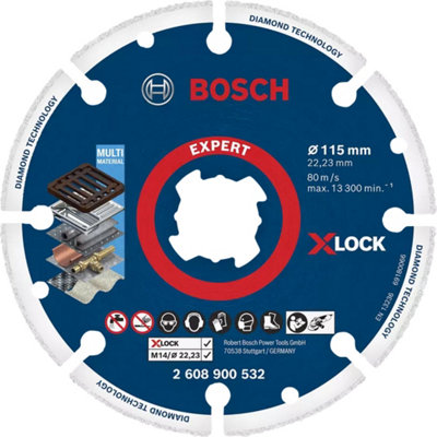 Bosch Bosch 2608900532 X-LOCK Expert Diamond Metal Wheel Cutting Disc ...