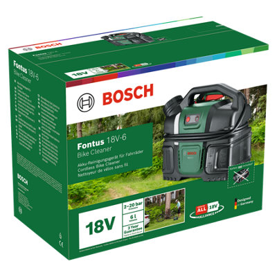 Bosch Cordless 18v Pressure Washer Cleaners Fontus 18V-6 + Detergent ...